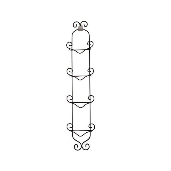 No Brand | Wall Decor | Decorative Scroll Black Metal Wallhanging 4 ...